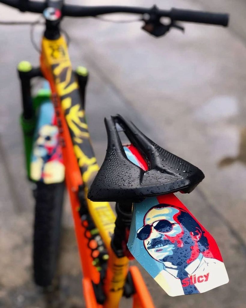 Custom MTB Rear mudguard - Slicy custom mudguards