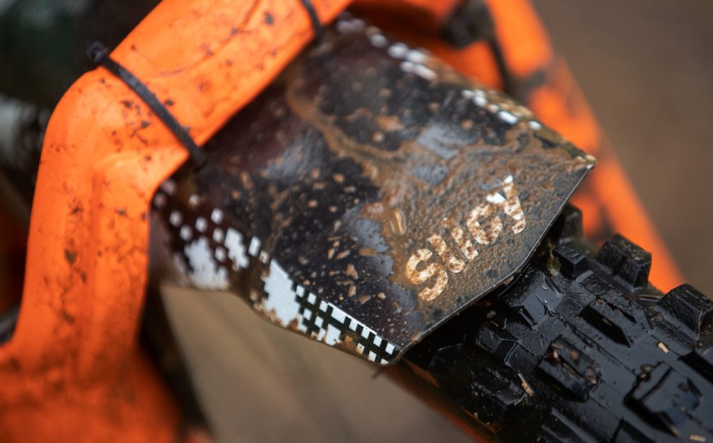 Custom Long MTB mudguard - Slicy custom mudguards.